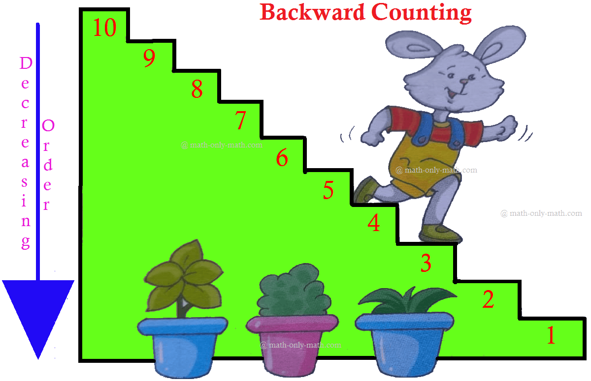 Counting Forward and Backward upto 10 | Counting Numbers from 10 to 1