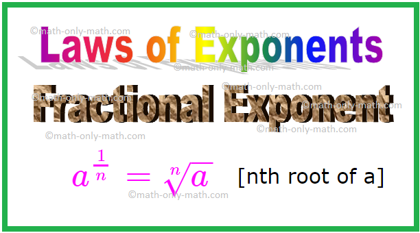 Laws of Exponents |Exponent Rules |Exponent Laws |Definition |Examples