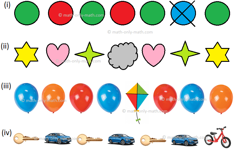 1st Grade Patterns | Create your Pattern | Understanding Patterns