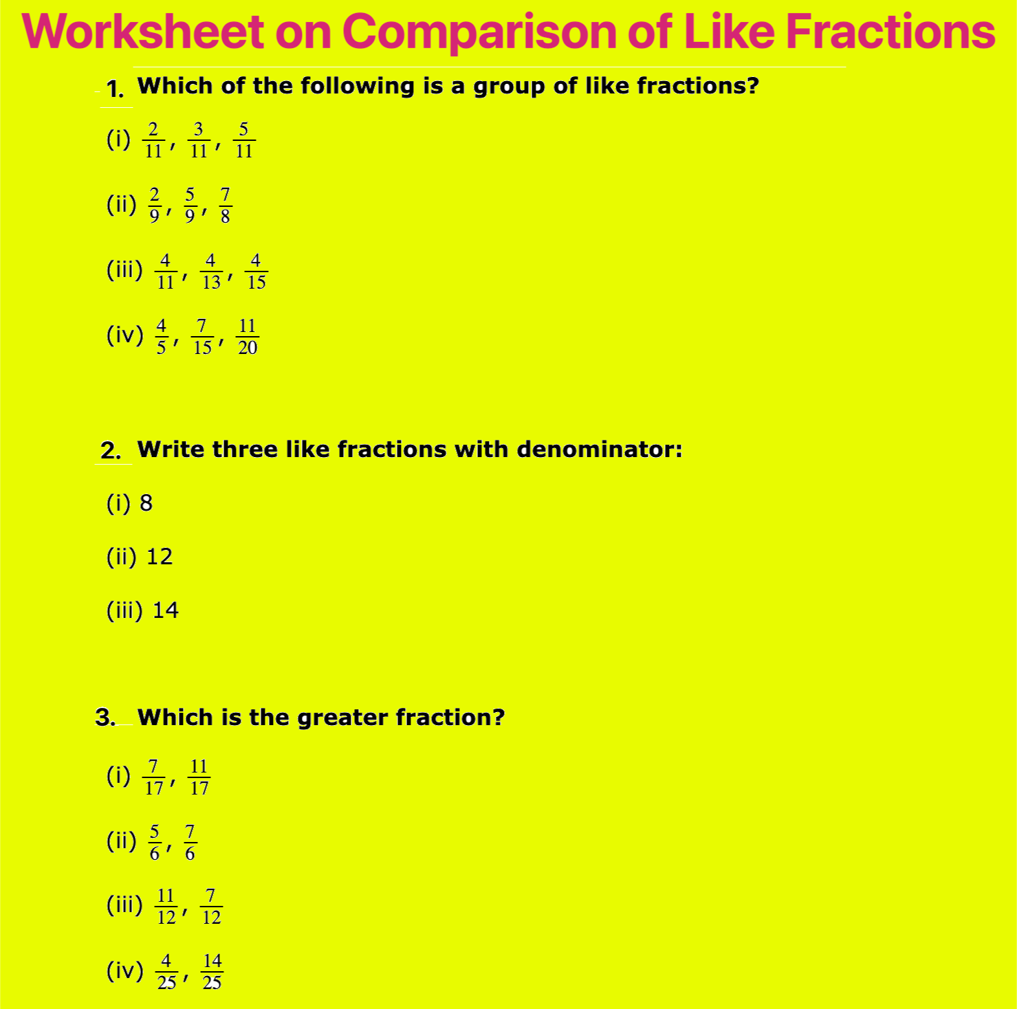 Word Problems on Fraction | Math Fraction Word Problems |Fraction Math